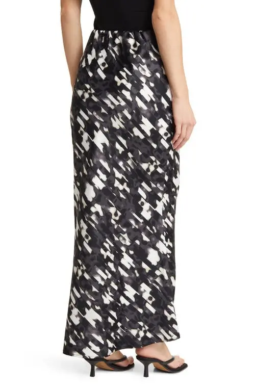 Vero Moda Merle Abstract Print Maxi Skirt