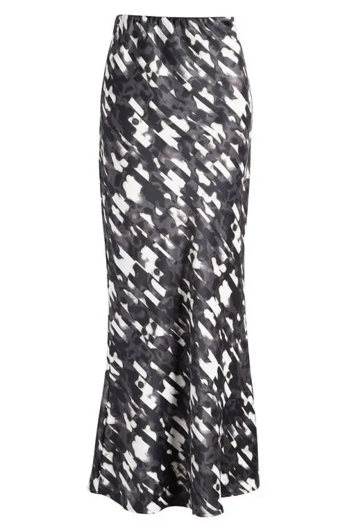Vero Moda Merle Abstract Print Maxi Skirt