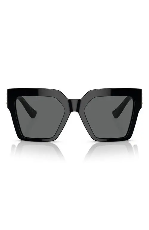 Versace 55mm Butterfly Sunglasses - Black