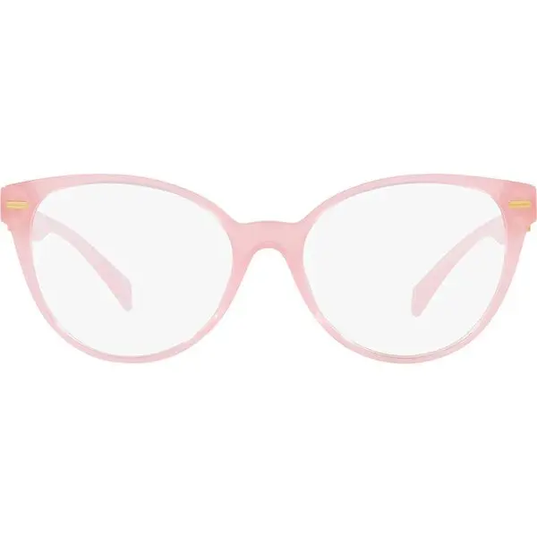 Versace 53mm Cat Eye Optical Glasses - Opal Pink