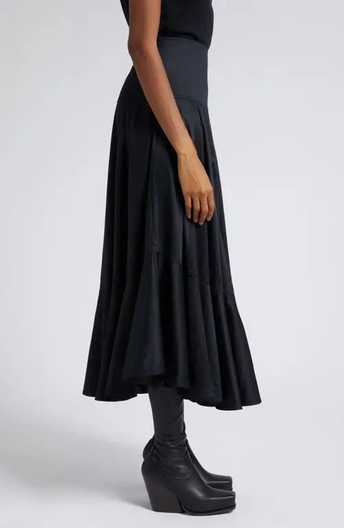 Farm Rio Tiered Ruffle Hem Midi Skirt