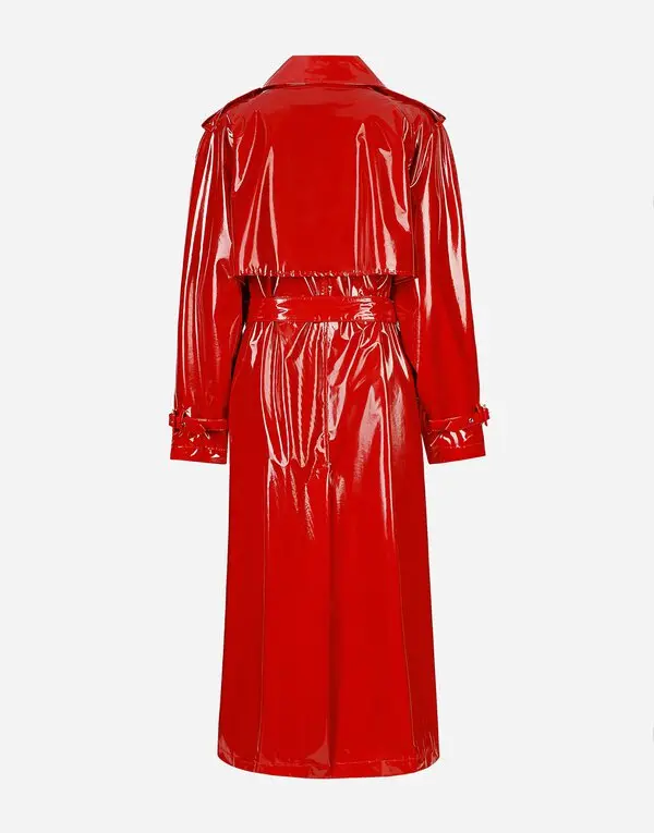 Dolce & Gabbana Patent Leather Trench Coat
