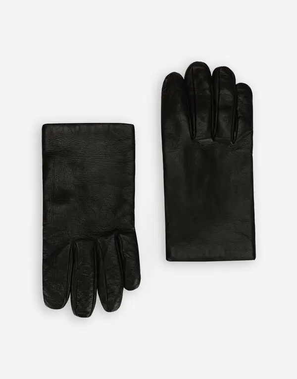 Dolce & Gabbana Nappa Leather Gloves - Black