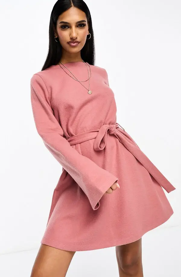 black long sleeve fancy dress Karen Kane Travel Jersey Dress main image 0