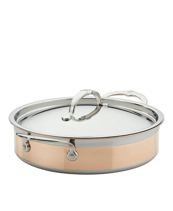 HESTAN Copperbond 3.5-quart Induction Sauteuse Braiser With Lid