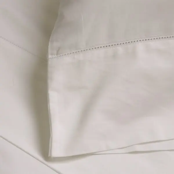 POM POM AT HOME Classico Hemstitch Cotton Sateen Duvet Cover Set, Twin