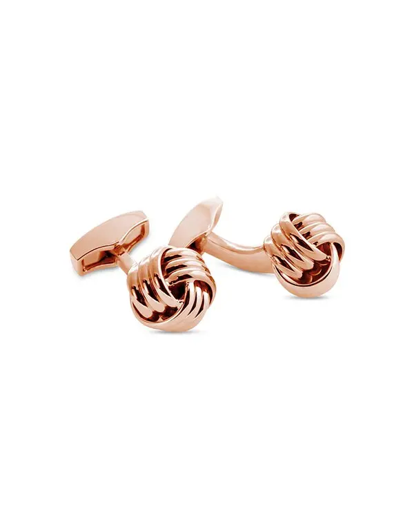 Tateossian Knot Cufflinks - Rose Gold