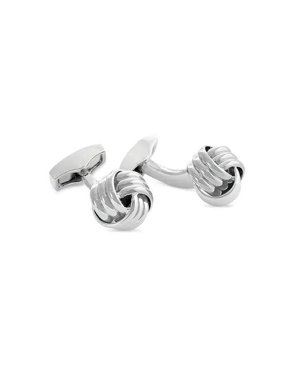 Tateossian Knot Cufflinks - Silver