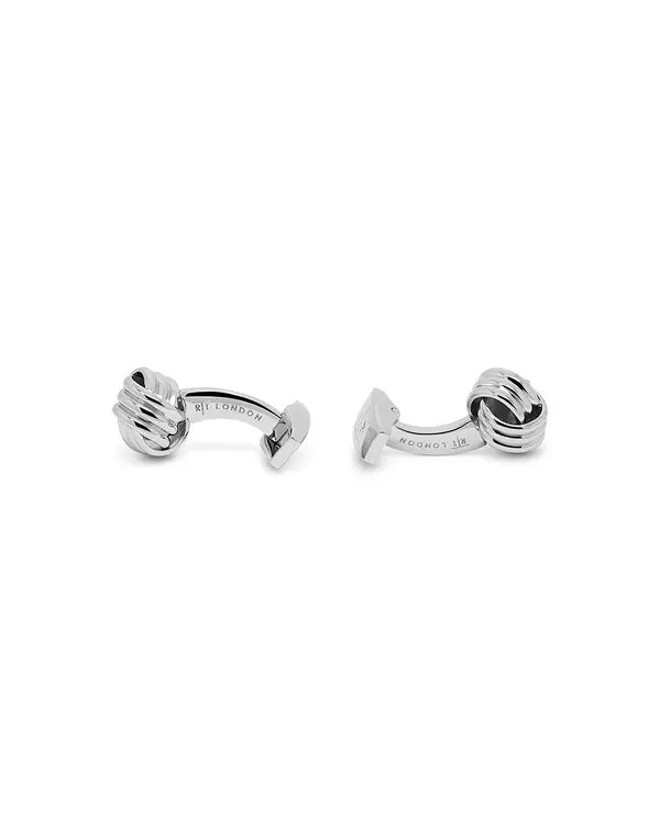 Tateossian Knot Cufflinks - Silver