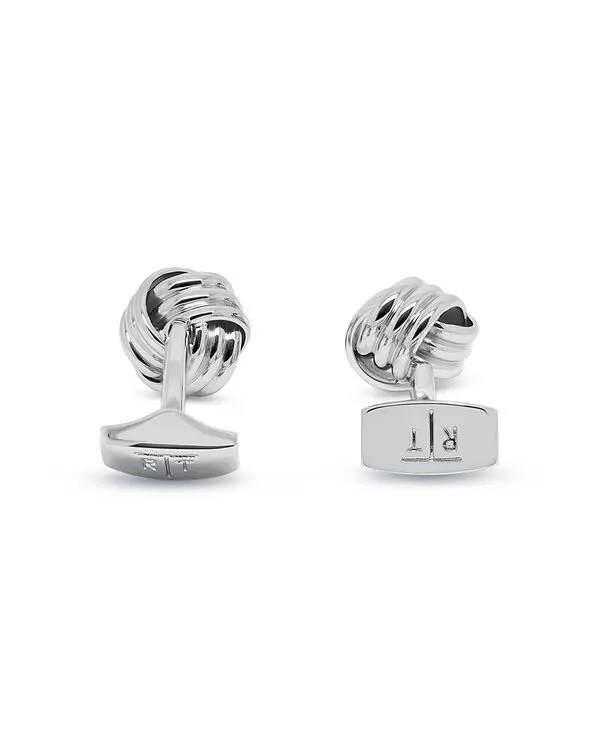 Tateossian Knot Cufflinks - Silver