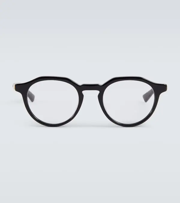 Bottega Veneta Round Frame Glasses - Black
