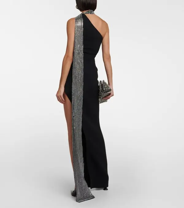 David Koma Crystal-embellished Gown