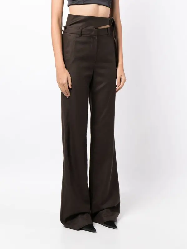 SYSTEM Cut-out Wool Tailored Trousers