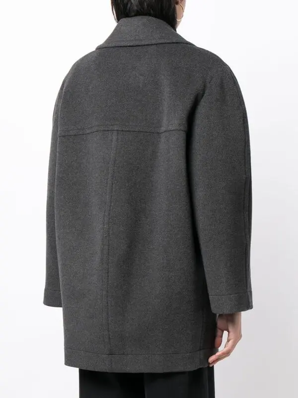 LOW CLASSIC Notched-lapels Double-breasted Coat