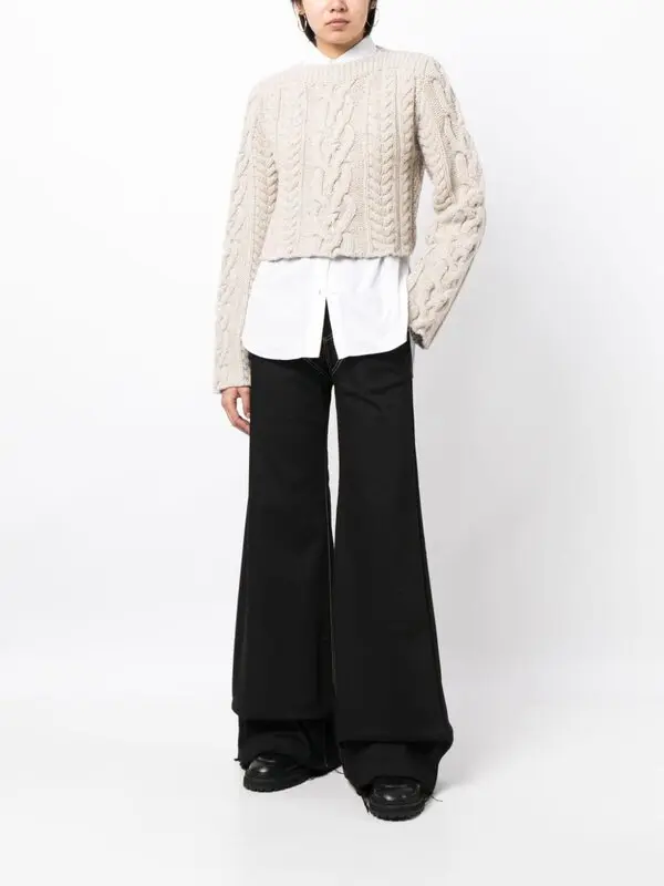LOW CLASSIC Chunky-knit Wool-blend Jumper
