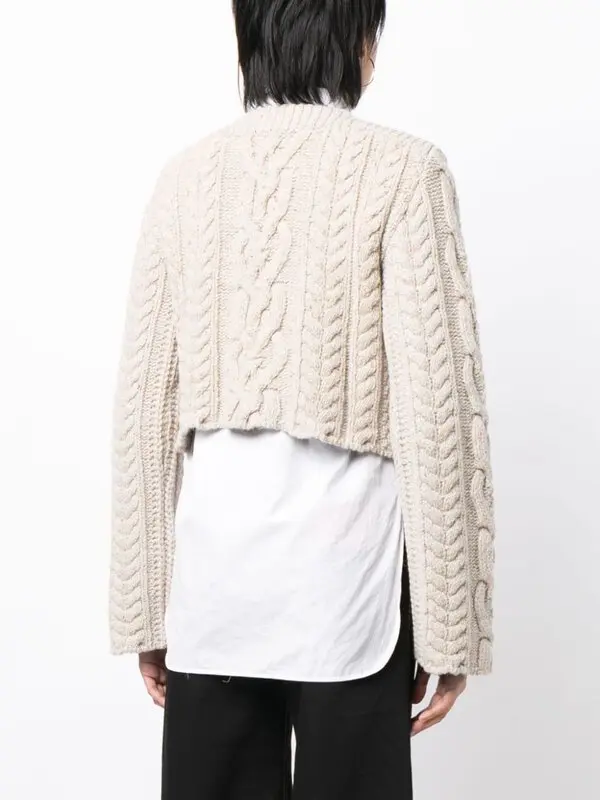 LOW CLASSIC Chunky-knit Wool-blend Jumper