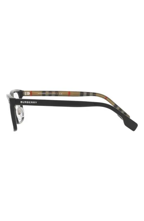 Burberry 54mm Rectangle Eyeglasses - Black
