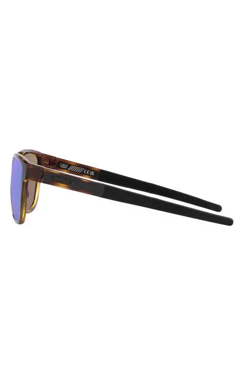 Oakley Actuator 57mm Polarized Rectangle Sunglasses - Tortoise