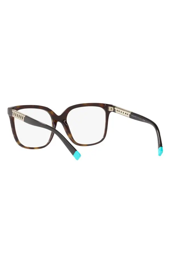 Tiffany & Co. 54mm Square Eyeglasses - Havana