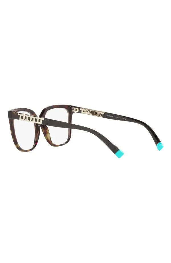 Tiffany & Co. 54mm Square Eyeglasses - Havana