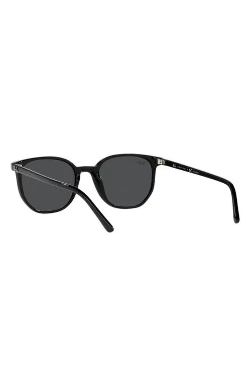 Ray-ban Elliot Polarized Square Sunglasses - Black