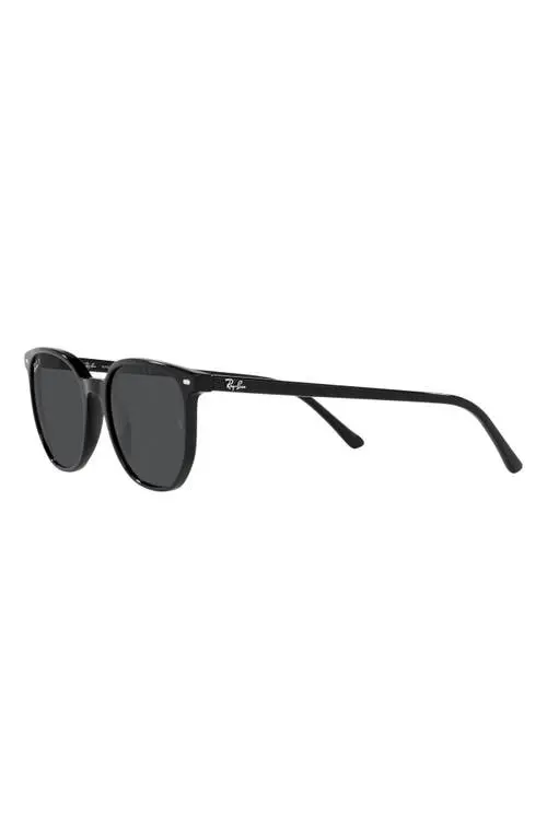 Ray-ban Elliot Polarized Square Sunglasses - Black