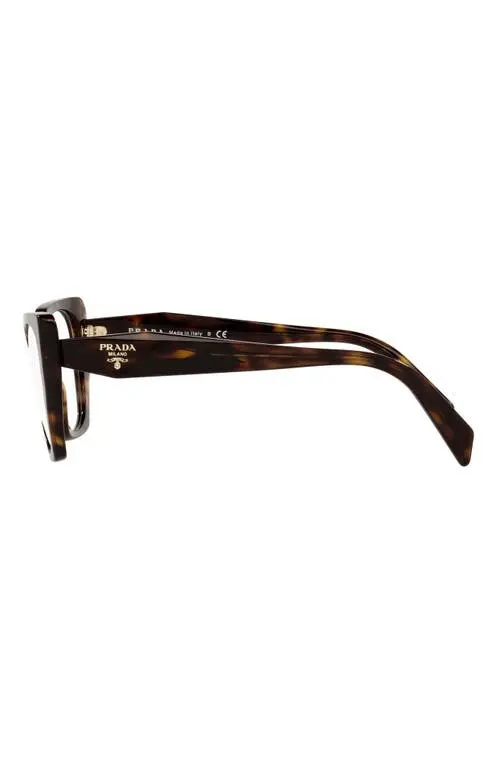 Prada 54mm Square Optical Glasses