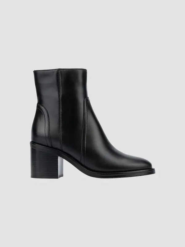 Aquatalia Janella 70mm Leather Ankle Boots