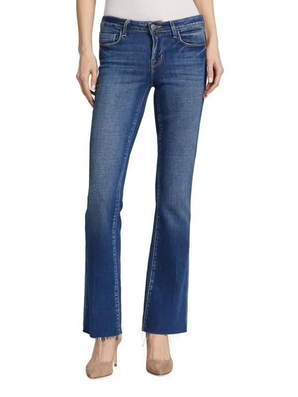 L'Agence Sneeki Low-rise Straight-leg Jeans