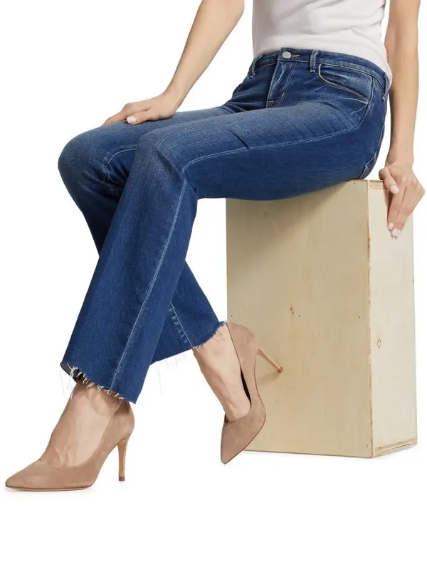 L'Agence Sneeki Low-rise Straight-leg Jeans