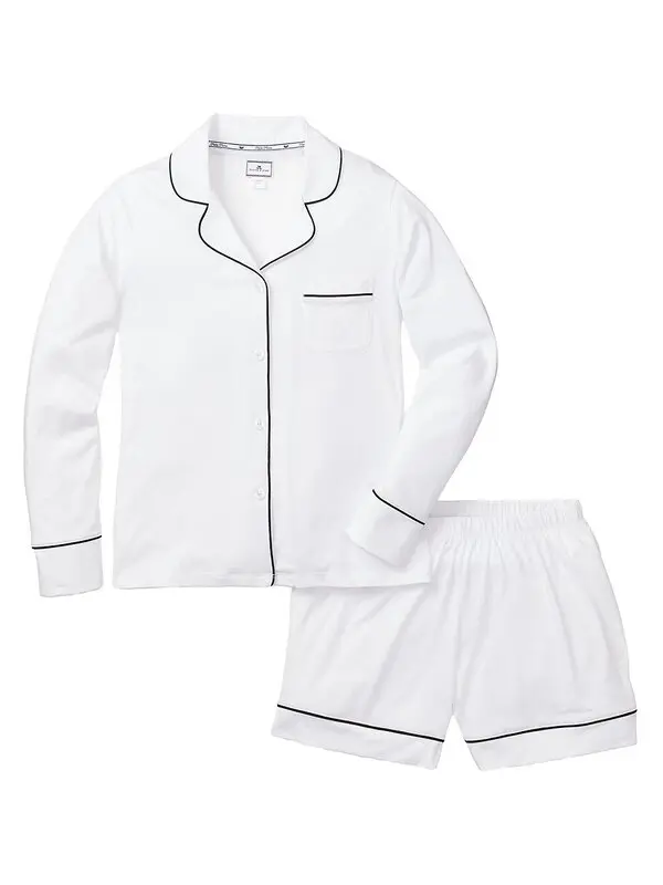 PETITE PLUME Long-sleeve Top & Shorts Pajama Set