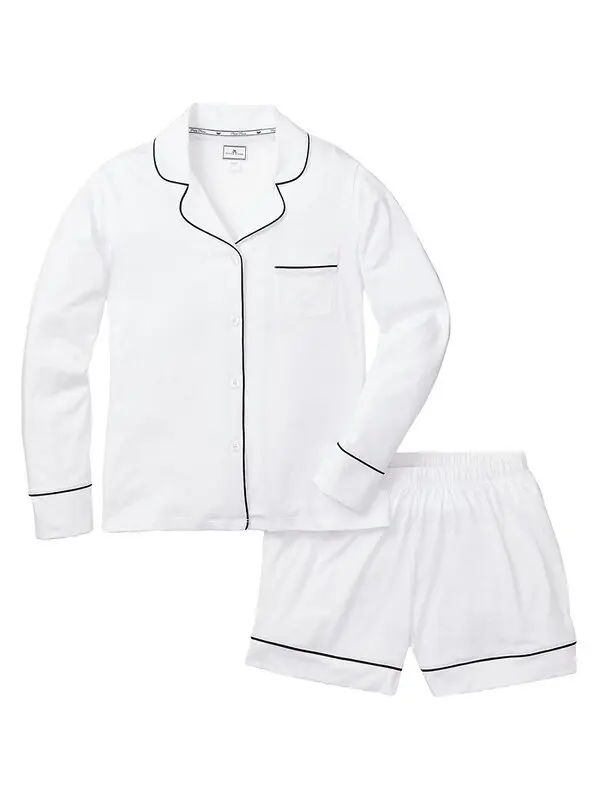PETITE PLUME Long-sleeve Top & Shorts Pajama Set