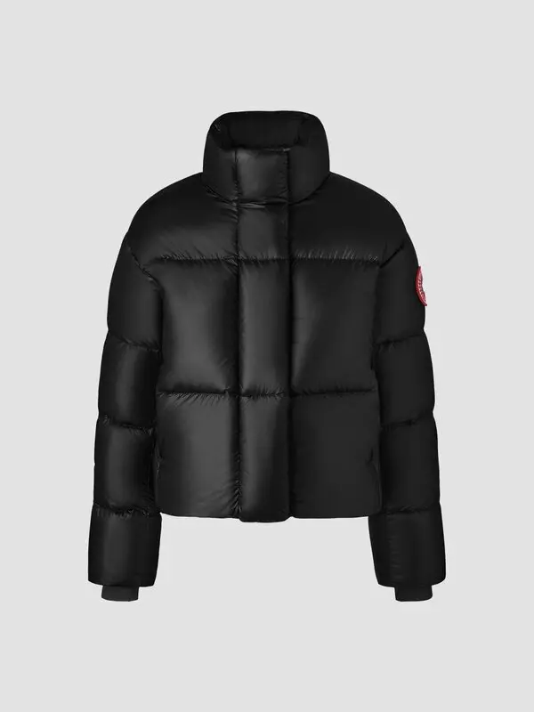 Canada Goose Cypress Cropped Puffer Coat - Black