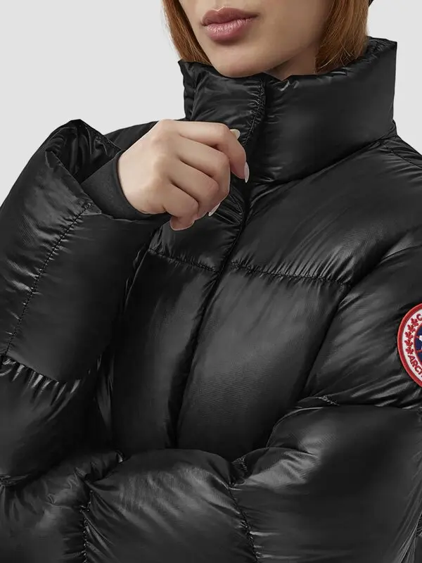 Canada Goose Cypress Cropped Puffer Coat - Black