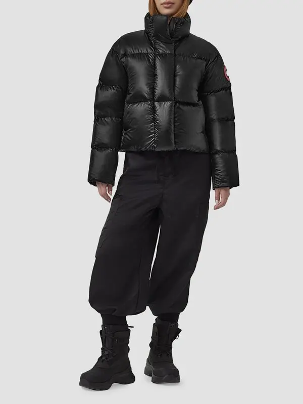 Canada Goose Cypress Cropped Puffer Coat - Black
