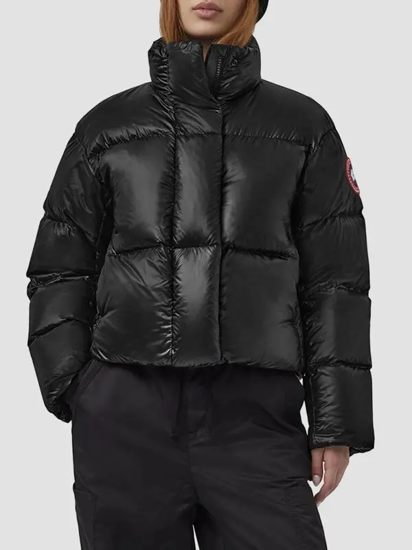 Canada Goose Cypress Cropped Puffer Coat - Black