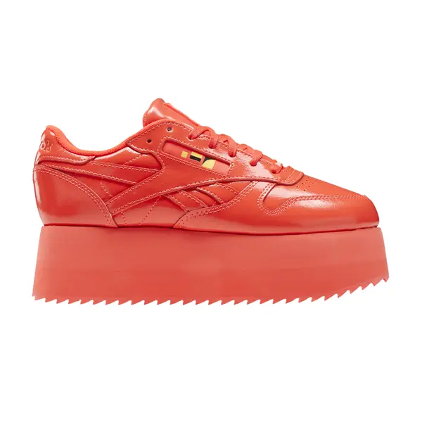 REEBOK Gigi Hadid X Classic Leather Triple Platform Sneakers - Red