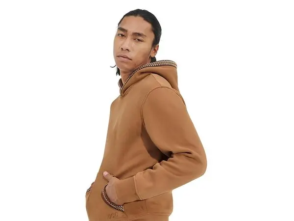 UGG Tasman Hoodie Clothing Caribou Heather - Brown