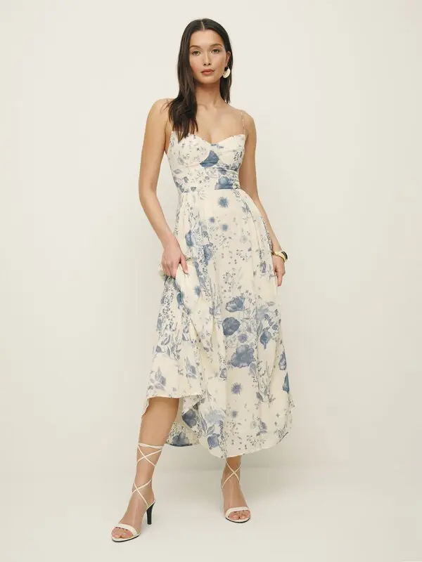 REFORMATION Jaelyn Midi Dress