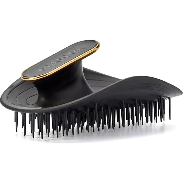 MANTA Fragile & Sensitive Scalp Brush - Black