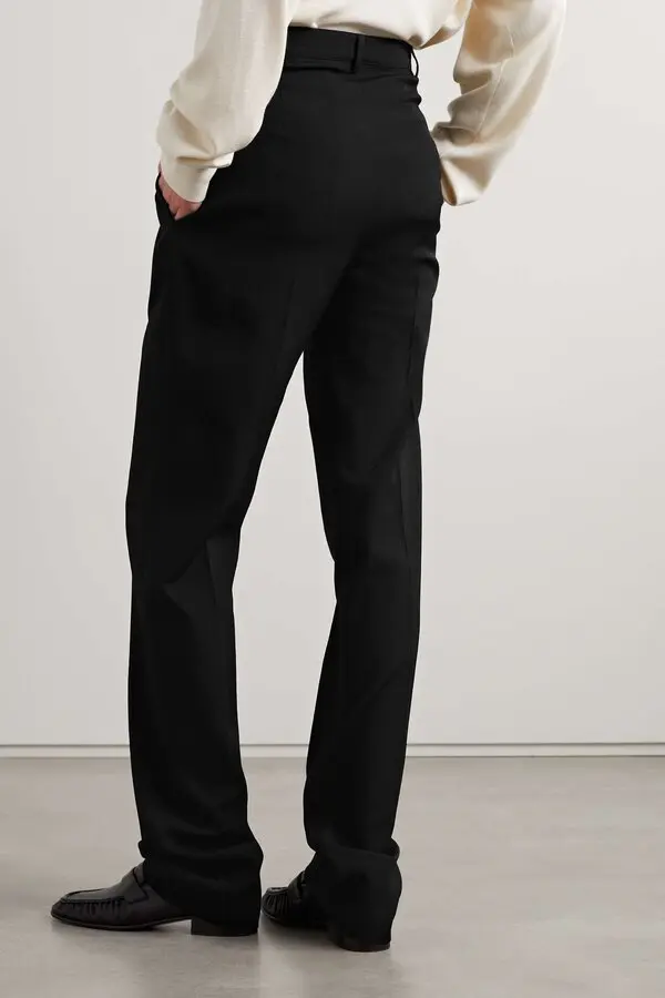 THE ROW Telemaco Wool-twill Tapered Trousers