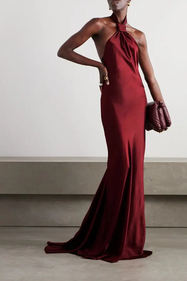 ANN DEMEULEMEESTER Ingeborg Satin Gown