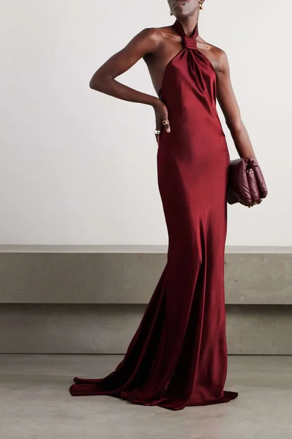ANN DEMEULEMEESTER Ingeborg Satin Gown