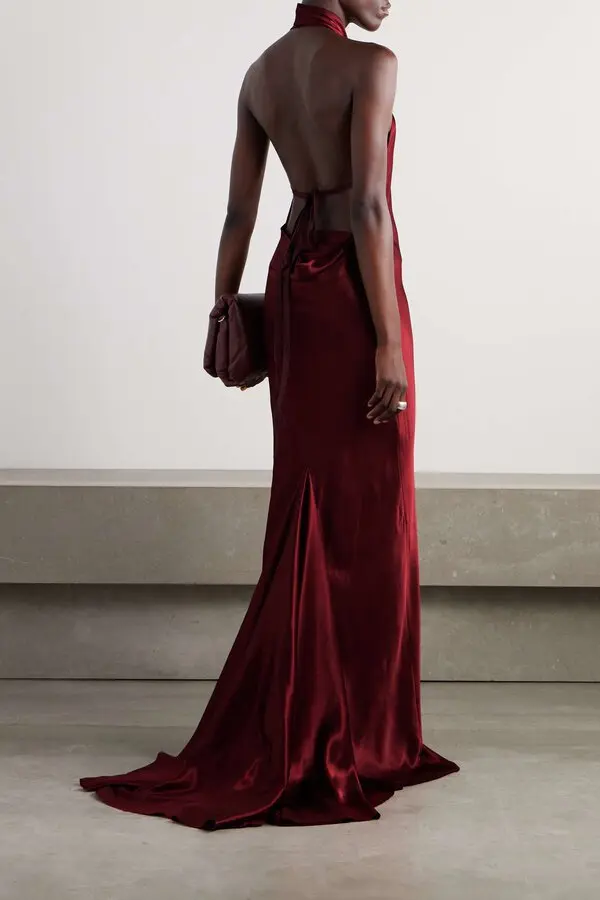 ANN DEMEULEMEESTER Ingeborg Satin Gown
