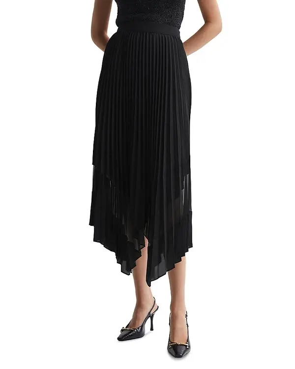 REISS Dina Pleated Skirt