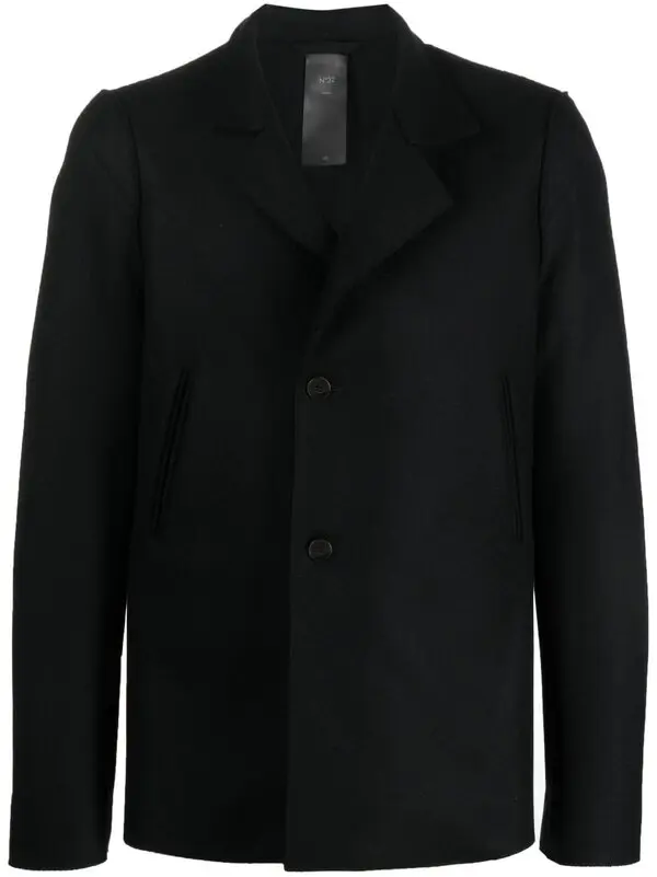 SAPIO Double-breasted Cotton-wool Blazer