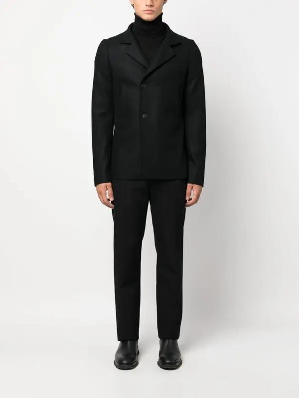 SAPIO Double-breasted Cotton-wool Blazer