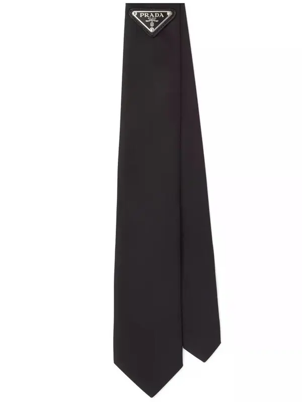 Prada Re-nylon Gabardine Tie - Black