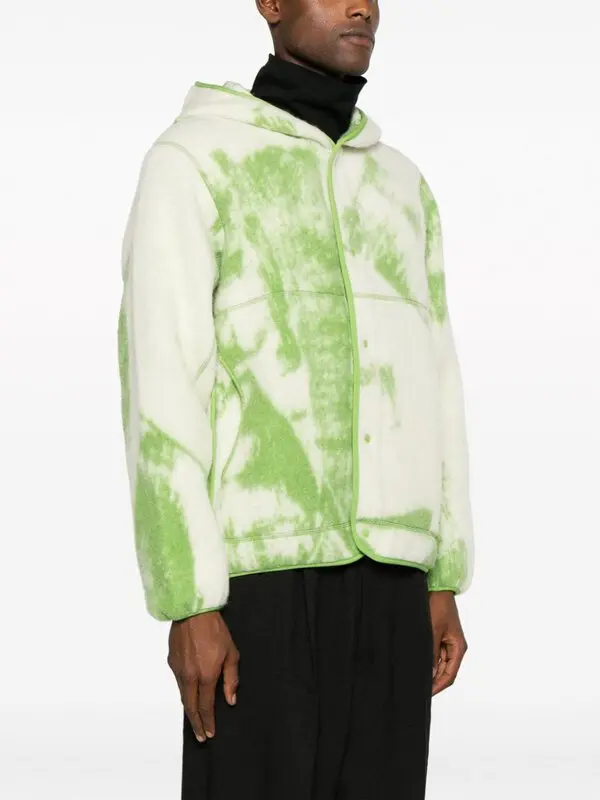 Y3 Fuzzy Fleece Hooded Jacket