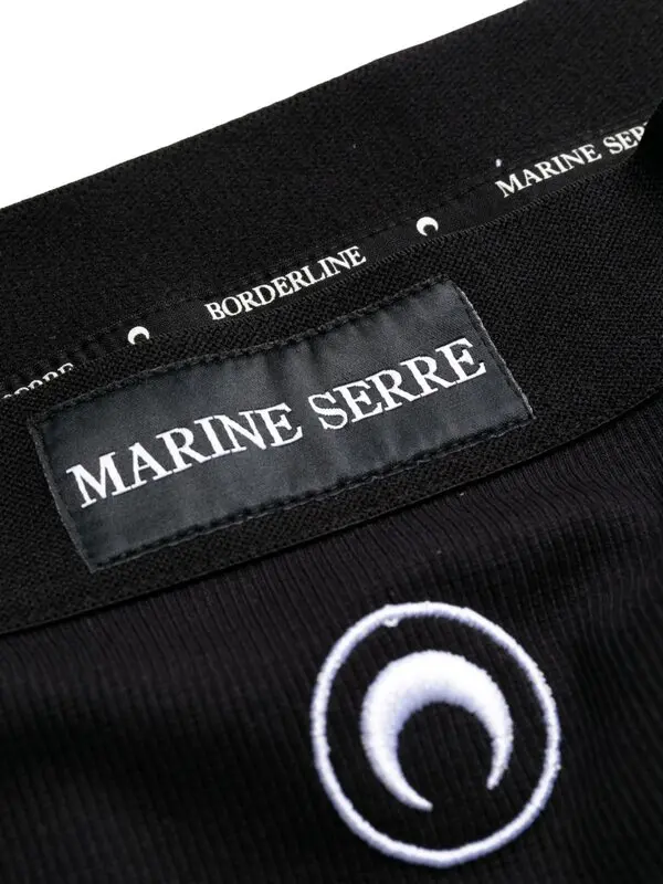 MARINE SERRE Crescent Moon Organic-cotton Briefs - Black